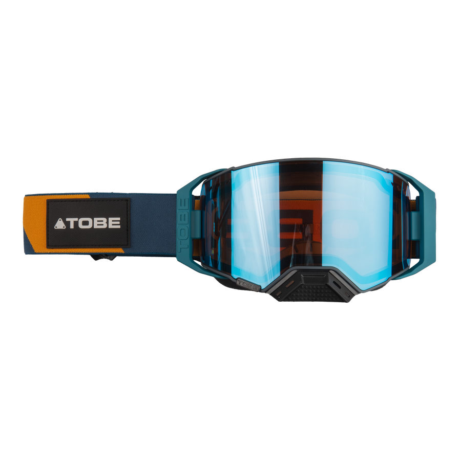 TOBE T7 MAGNETIC SNOWMOBILE GOGGLE | BLUE - TOBE Outerwear