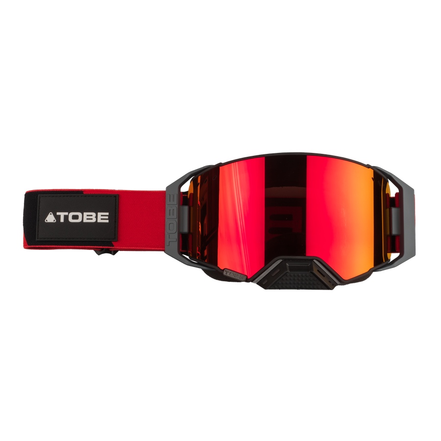 TOBE T7 MAGNETIC GOGGLE | SNOWMOBILE GOGGLE | RED - TOBE Outerwear